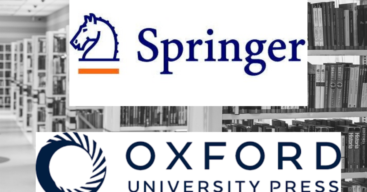 New e-book collections available from Springer, access to Oxford ...
