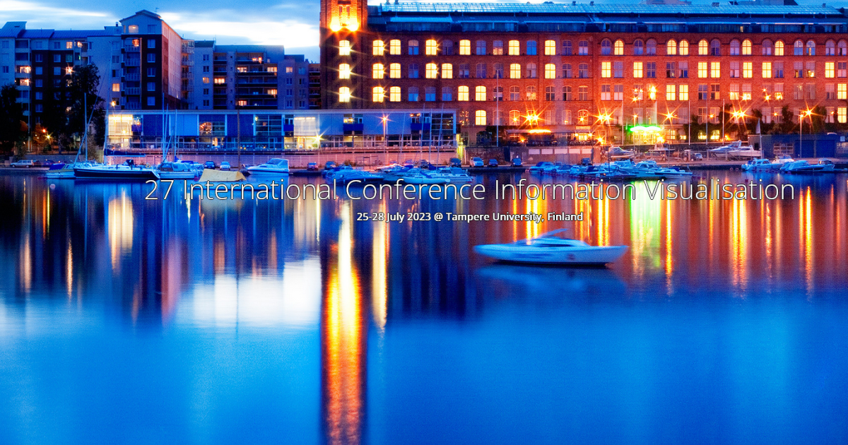 27 International Conference Information Visualisation | Tampere University